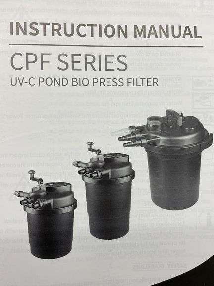 Vivo Home CPF Series UV-C Pond Bio Press Filter - Metzger Property ...
