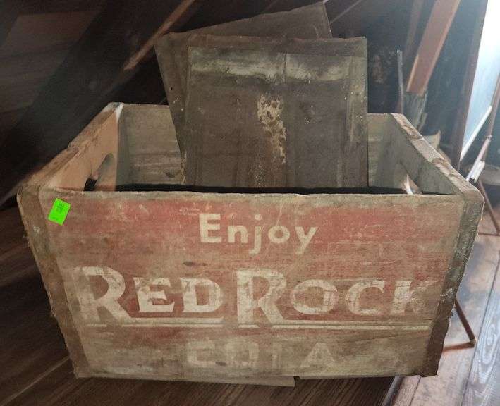 Red Rock Cola wood box - Metzger Property Services LLC