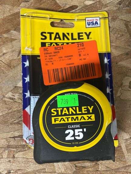 Stanley FatMax 25’ Tape Measure - Metzger Property Services LLC
