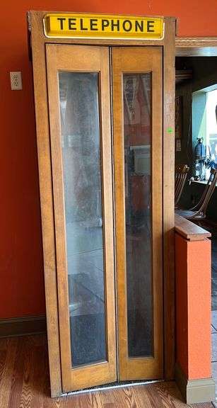 Vintage Telephone Booth: This Telephone Booth came out of Moose Cholak ...