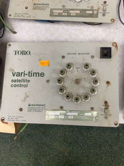 Toro Vari-time satellite control Electrical Timer - Metzger Property ...