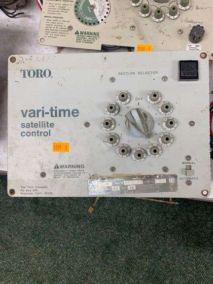 Toro Vari-time satellite control Electrical Timer - Metzger Property ...