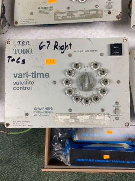 Toro Vari-time satellite control Electrical Timer - Metzger Property ...