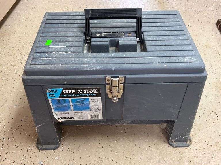 Multi Use Step ‘N Stop Step Stool and Storage Box - Metzger Property ...