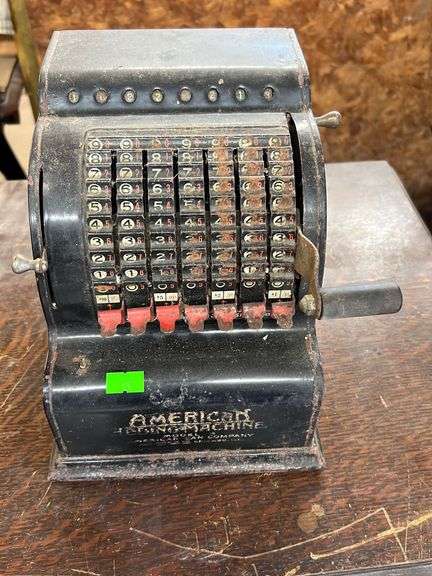Vintage American Adding Machine Model 5 - Metzger Property Services LLC