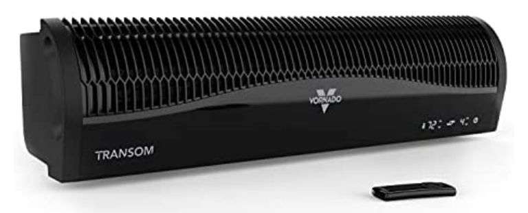 Vornado TRANSOM Window Fan with 4 Speeds, Remote Control, Reversible ...