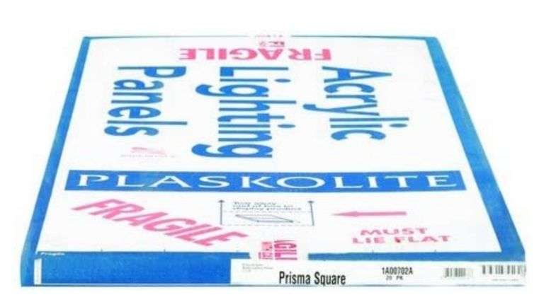 20 count Plaskolite Lighting Panel | 23 3/4" x 47 3/4" - Metzger ...