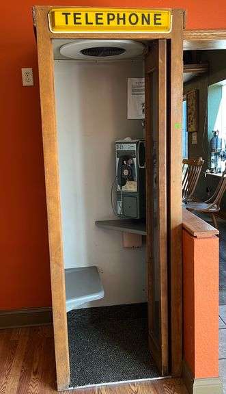 Vintage Telephone Booth: This Telephone Booth came out of Moose Cholak ...