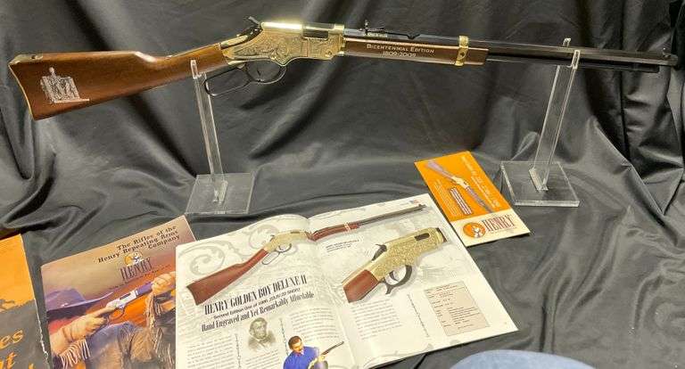 Henry Golden Boy Deluxe ll, #1 of 1000, Octagonal Barrel, Bicentennial ...