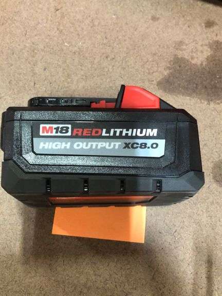 Milwaukee M18 red lithium high output xc8.0 battery - Metzger Property ...