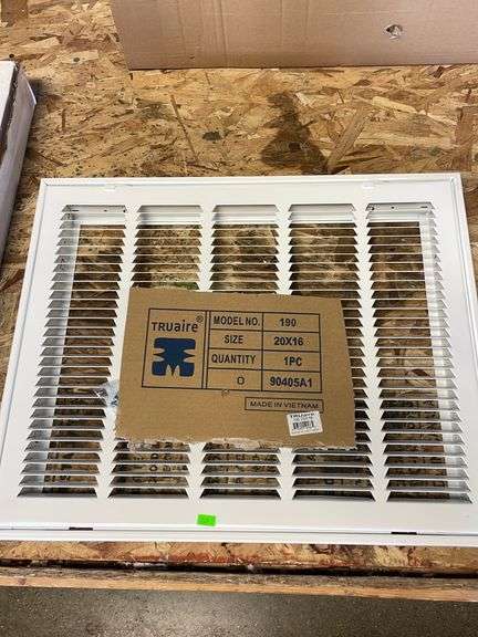 TRUaire 190 Series Stamped Steel Return Air Filter Grilles - Metzger ...