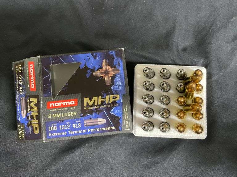 Norma MHP 9mm Luger 12 Rounds and 9mm Luger Federal 11 Rounds - Metzger ...