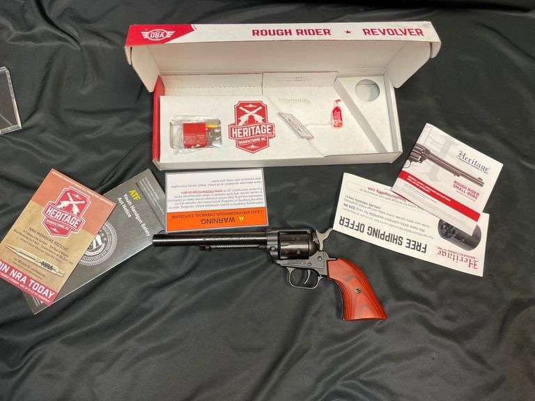 Heritage Rough Rider .22 Cal. LR Revolver Small-Bore, with paperwork ...