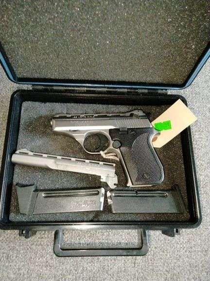 Phoenix model HP .22 pistol .22LR with 5” & 3” Barrels, 2 clips and ...