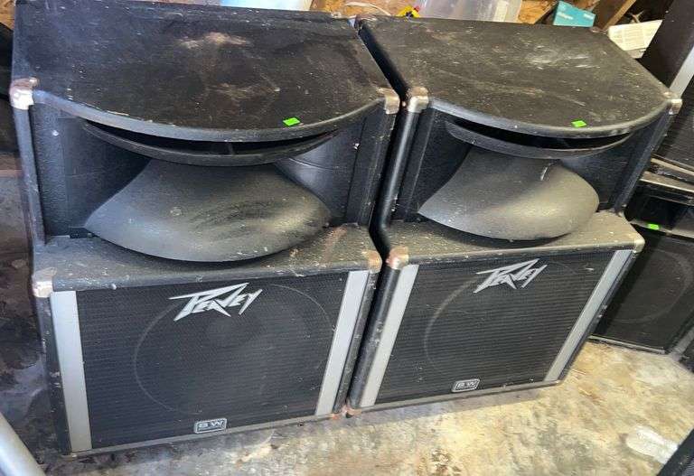 2- Peavey SP-2 Precision transducer speakers - Metzger Property ...