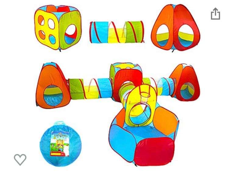 Playz Ball Pit, Play Tent and Tunnels for Kids, Gift for Toddler Boys ...