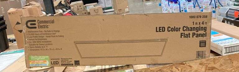 Commercial Electric LED Color changing flat panel 1’ x 4’ - Metzger ...