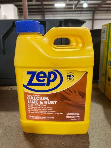Acidic Stain Remover Zep Concentrated Calcium, Lime & Rust Remover - 32 ...
