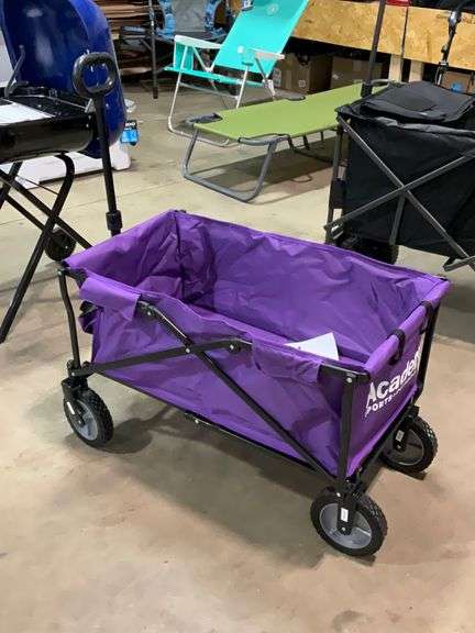 Academy sports and outdoors folding wagon, purple, 22”H x 20”W x 33”L ...