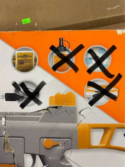 SPLATRBALL SRB400 Rechargeable Battery Powered Water Bead Gel Ball ...