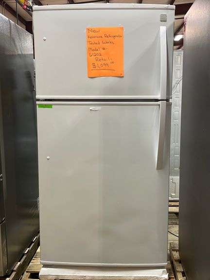 New Kenmore Refrigerator Model #61202, 20.8 Cubic FT, White - Metzger ...