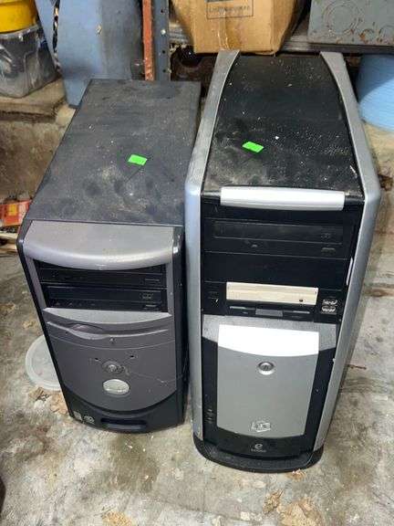 Dell dimension 2400 computer tower, Intel he series computer tower ...