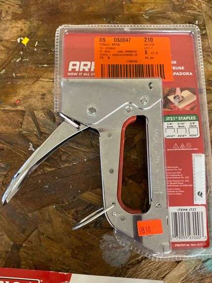 Arrow JT27 Light Duty Staple Gun for Upholstery, Crafts, Office, Fits 1 ...