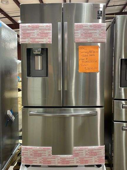 New Samsung 28 cu. ft. 3-Door French Door, Full Depth Refrigerator with ...