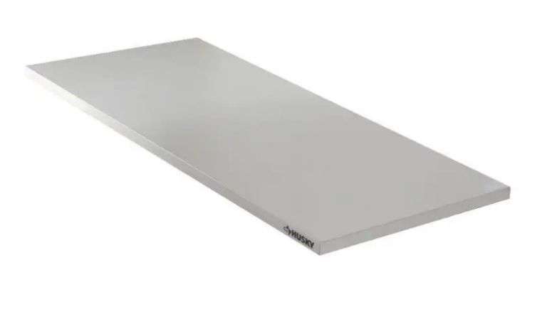 56" stainless steel work surface for heavy duty welded steel garage ...