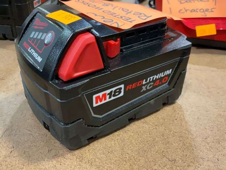 Milwaukee M18 Red Lithium XC 4.0 battery - Metzger Property Services LLC
