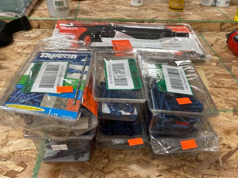 tapcon assorted anchors and screws - Metzger Property Services, LLC