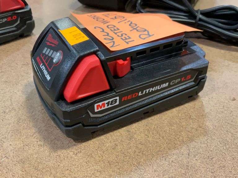 Milwaukee M18 Red Lithium CP 1.5 battery - Metzger Property Services LLC