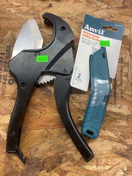 PVC Cutters, Anvil Retractable Utility Knife - Metzger Property ...