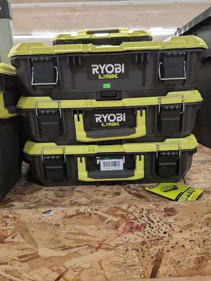 Set of 3 ryobi link standard tool box stackable - Metzger Property ...