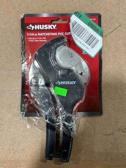 Husky 1.25” ratcheting pvc cutter - Metzger Property Services LLC