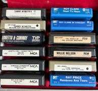 8-track tape assortment including - Mickey Gilley, Johnny Rodriguez ...