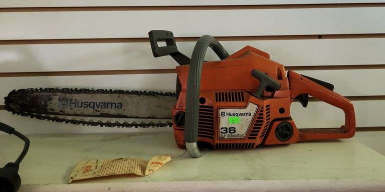 Husqvarna 36 air injection chain saw - Metzger Property Services LLC
