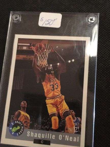 1992 Draft Pick Shaquille O’Neal Card #1 - Metzger Property Services LLC