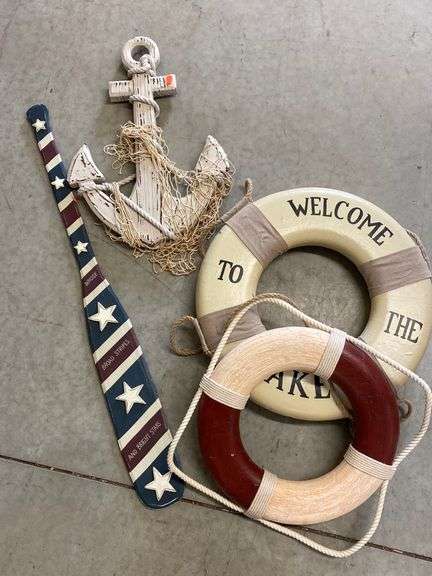 Life preserver ring decor, nautical decor - Metzger Property Services LLC