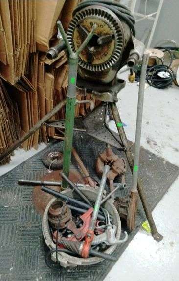 Rigid 200 threader and attachments - Metzger Property Services LLC