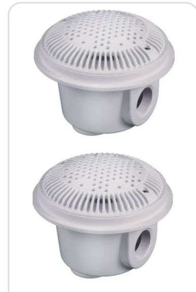 Hayward dual submerged suction outlet set and replacement covers ...