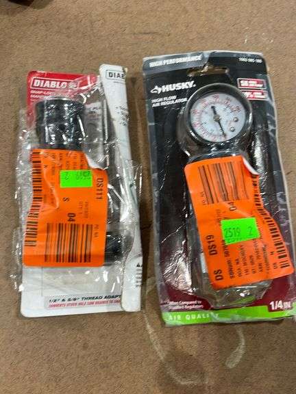 Husky high flow air regulator Diablo snaplock plus mandrel system ...
