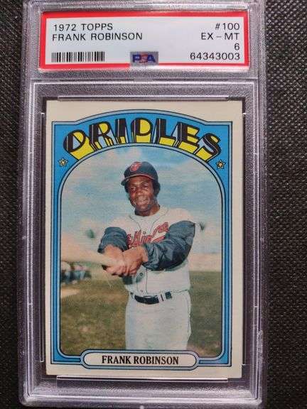 1 1972 Frank Robinson Topps Card - Metzger Property Services LLC