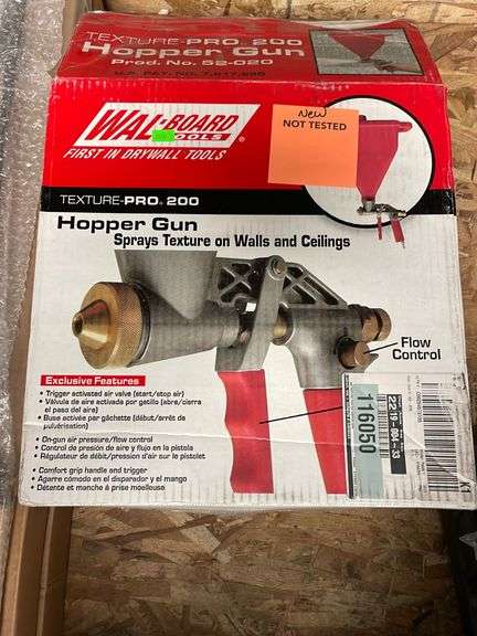 Wal-board texture pro 200 hopper gun - Metzger Property Services LLC