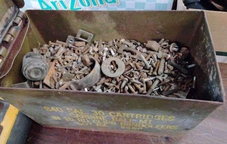 Ammon box with screw and hardware assortment - Metzger Property ...