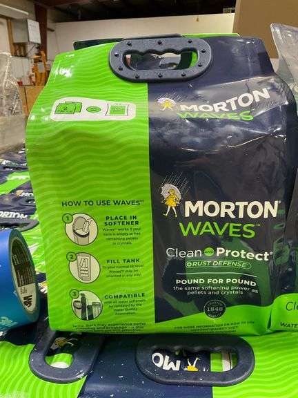 Morton Salt Rust Defense WAVES water softener salt 5 lbs. bars, 4 Count ...
