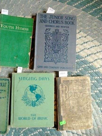 Music book assortment, publications from 1882 to 1947 - Metzger ...