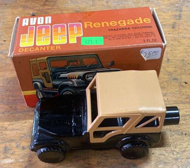 Avon Jeep Renegade Decanter Trazarra Cologne - Metzger Property ...