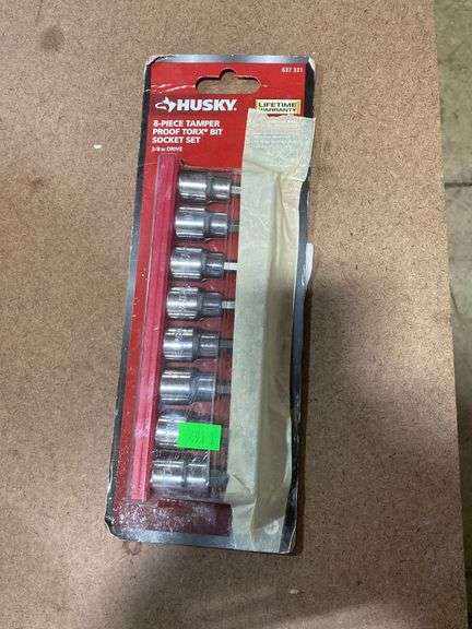Husky 8 Piece Tamper Proof Torx Bit Socket Set - Metzger Property ...