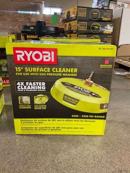 RYOBI 15 in. 3300 PSI Surface Cleaner for Gas Pressure Washer - Metzger ...